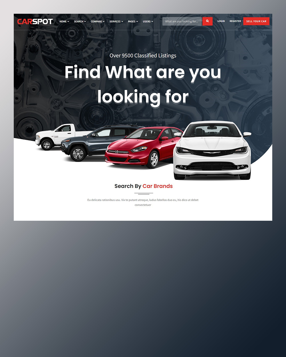 Carspot Car Dealership | Website Template » Andrew Matsegora
