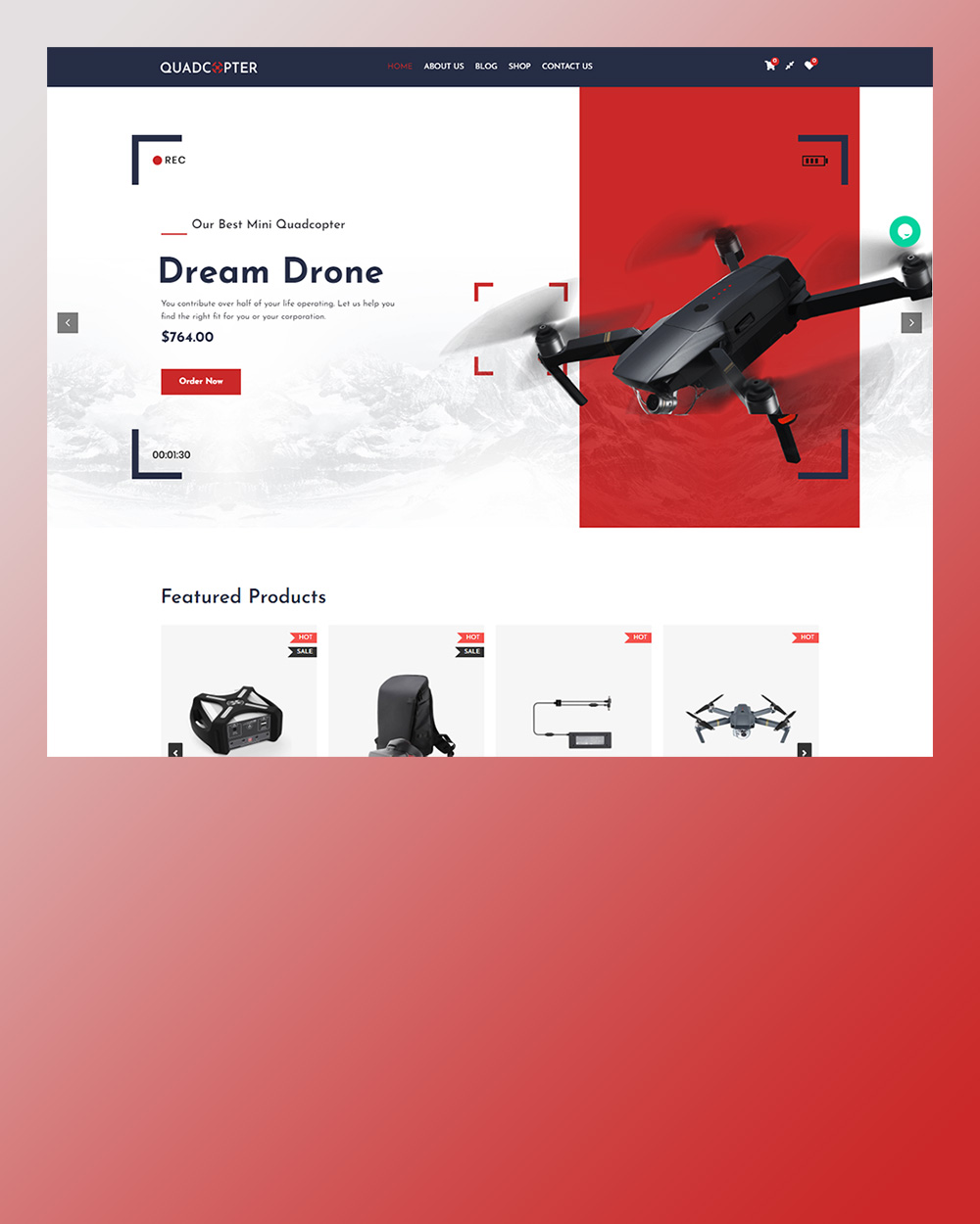 CiyaShop Drone | Website Template » Andrew Matsegora
