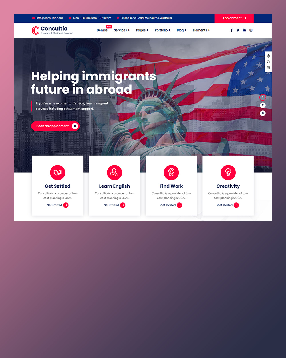 Consultio Immigration | Website Template » Andrew Matsegora