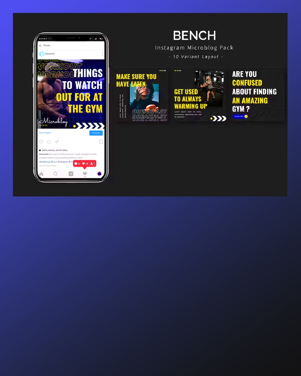 Bench — Instagram Microblog Pack » Andrew Matsegora